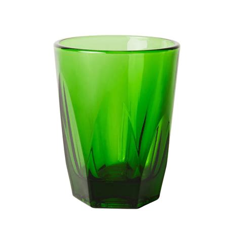 Notneutral Vero Latte Glass 12oz Emerald Green Handmade Usa