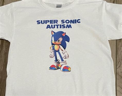 Sonic Autism Autism Awareness Png File Etsy Australia