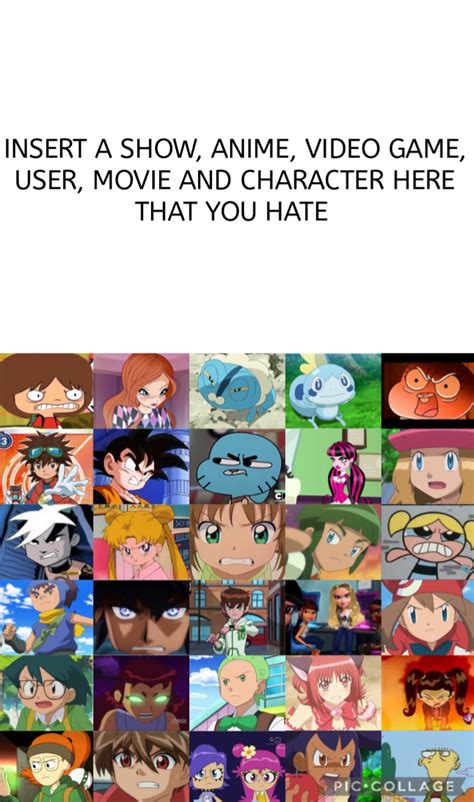 Cn And Non Cn Characters Hates Whatwho By Fanbyjazzystar123 On Deviantart