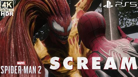 Scream Marvels Spider Man 2 Walkthrough Gameplay Part 19 4k Hdr