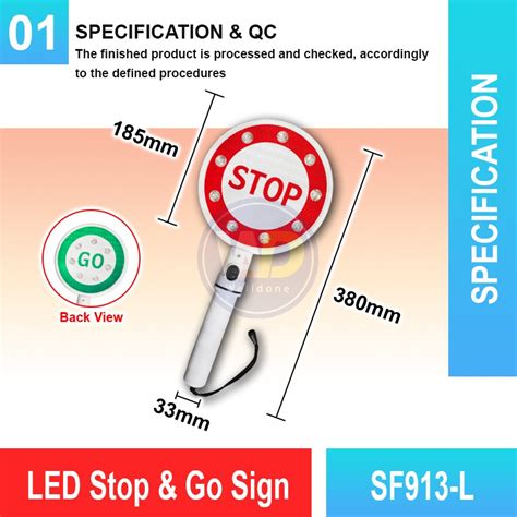 Sf913 L Led Stop And Go Sign Quality Baton Light Malaysia Welldone