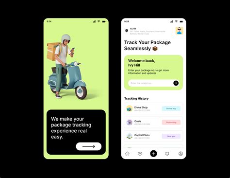 Package Tracking App Ui Design By Ritika Trivedi On Dribbble