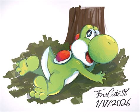 Yoshis Feet Tease By Feetcute98 On Deviantart