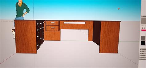 Im Designing My Desk 20 Rwoodworking