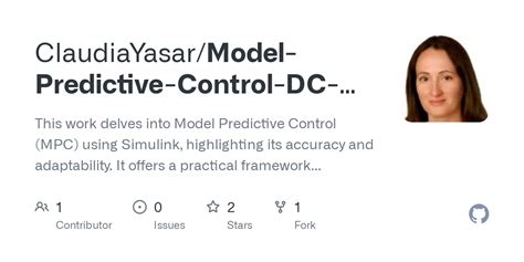 Github Claudiayasarmodel Predictive Control Dc Motor This Work Delves Into Model Predictive