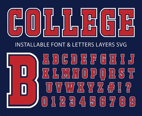 College Football Font
