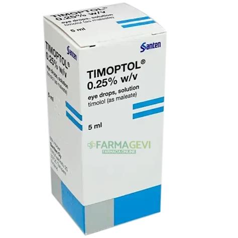 Timoptol Foglietto Illustrativo Farmagevi