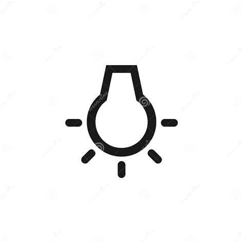Flat Light Bulb Icon Stock Illustration Illustration Of Vector 290274039