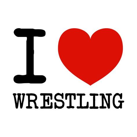 I Heart Wrestling Design By Dovpanda