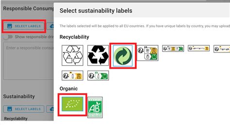 E Label Editor Product Information Removing Sustainability Labels Scantrust Help Center