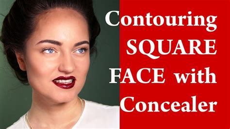 How To Put Makeup On A Square Face Saubhaya Makeup