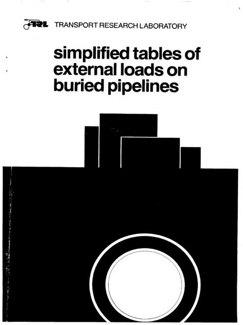 2p Simplified Tables Of External Loads On Buried Pipelines Compress Pdf