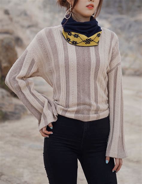 Multipurpose Neckerchief Multipurpose Wool Knitted Neckerchief