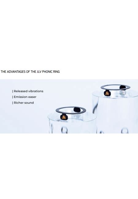 Jlv Sound Phonic Ring Para Saxofón Barítono Black Edition