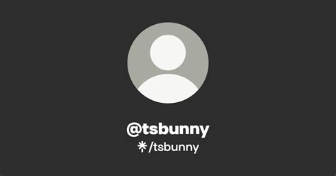 Tsbunny Instagram Facebook Linktree