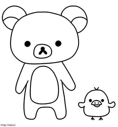 Rilakkuma Coloring Pages 2025