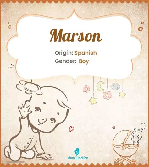 Explore Marson Meaning Origin And Popularity