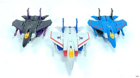 Transformers Legacy Core Class Seeker Set Of 3 Starscream Thundercracker And Skywarp Kings Toys