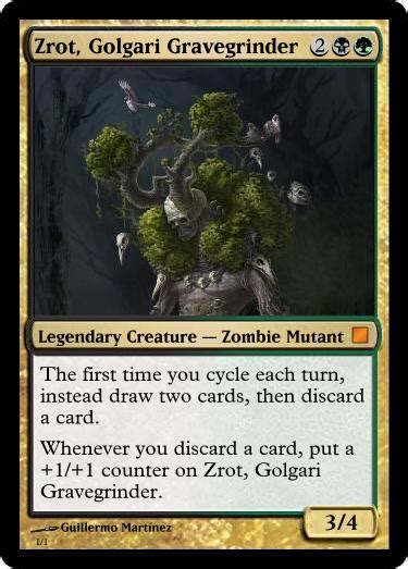 Zrot Golgari Gravegrinder Rcustommagic