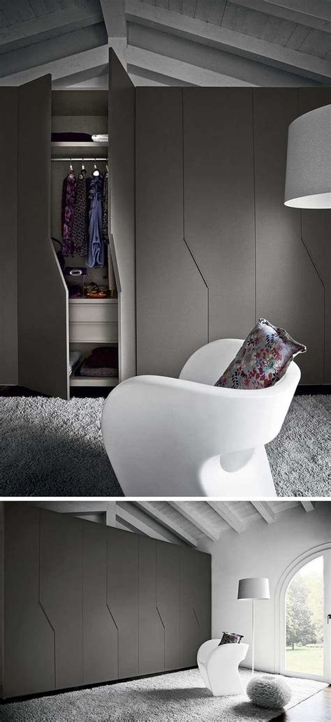 Stilvoller Kleiderschrank Mit Ausgefallenem Design Schrank Design Garderobe Modern Moderne