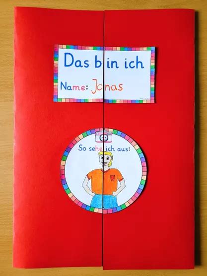 Das Bin Ich Klasse 1 2 Lapbook Ethik Sachunterricht