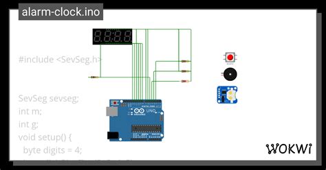 Alarm Clock Ino Copy 3 Wokwi ESP32 STM32 Arduino Simulator