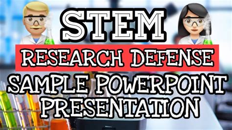 Ppt For Research Defense