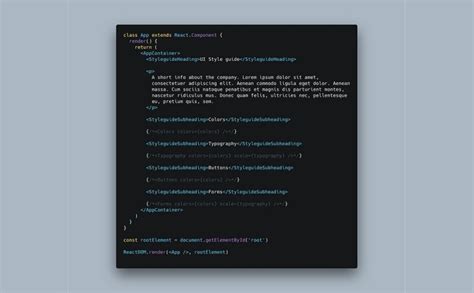 How To Build A Great Style Guide With React And Styled Components Pt1