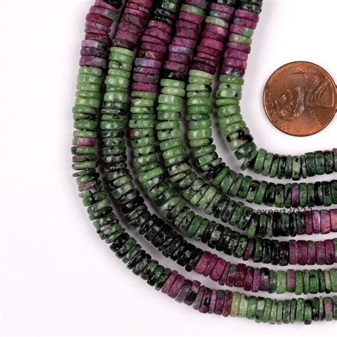 Ruby Zoisite Beads Etsy