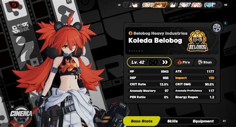 Zenless Zone Zero Koleda Build Guide Fextralife