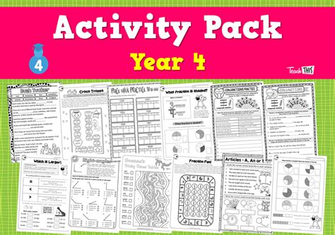 Activity Pack Year 4 Teacher Resources And Classroom Games