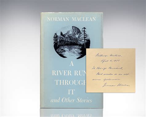 River Runs Through It Norman Maclean First Edition Signed Rare Book