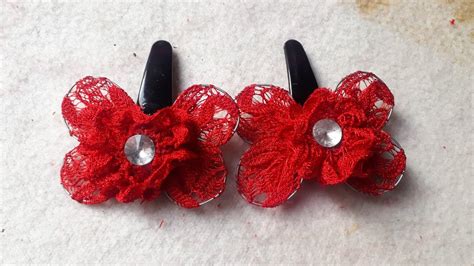 Wire And Net Fabric Hair Clips Butterfly Hair Clip Design Saima Create Ideas Youtube