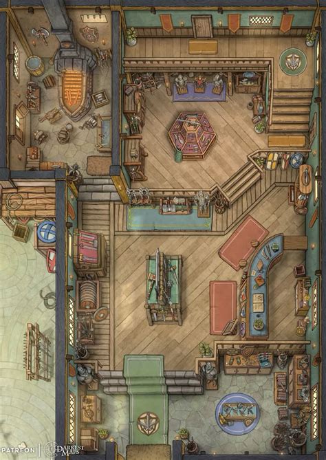 Blacksmith Shop 24x17 Darkest Maps In 2024 Fantasy World Map Dnd
