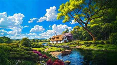 梦中伊甸园4k风景高清壁纸3840x2160免费下载 墨鱼部落格