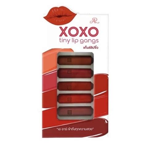Ar Xoxo Tiny Lip Gang ลิปจิ๋ว 5 เฉดสี ลิปเซเว่น Shopee Thailand