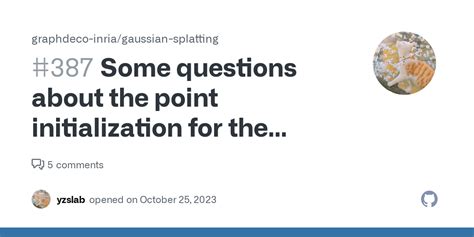 Some Questions About The Point Initialization For The Nerf Synthetic Dataset · Issue 387