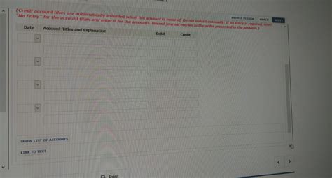 Solved Printer Version Back Next Brief Exercise 5 4 Prepare