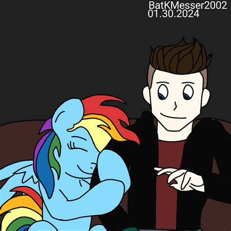 Rainbow Dash Hugging My Arm By Batkmesser2002 On Deviantart