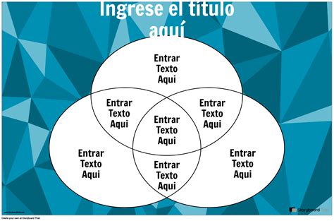 Diagrama De Venn 3 Círculos Storyboard By Es Examples