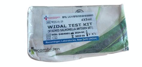 Widal Test Kit Medical Help Desk