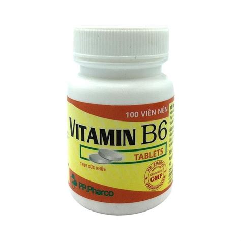Vitamin B6 Tablet Pp Pharco C100v Shopthuoc