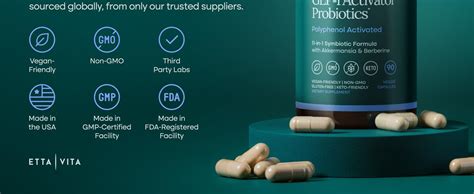 Glp 1 Activator Probiotic Carb Blocker Supplement For
