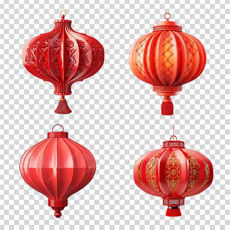 Premium Psd 3d Illustration Of Chinese Lantern Icon Png Isolated On