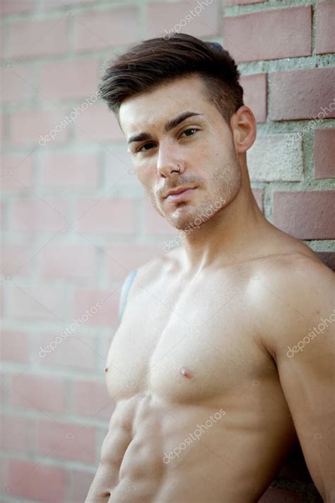 Handsome Fit Athletic Shirtless Man Stock Photo By Gelpi