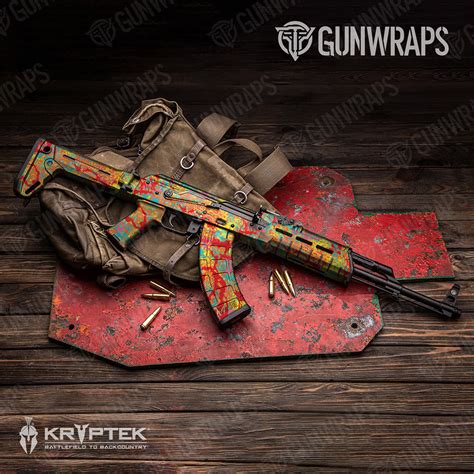 Kryptek Obskura Loki Camo Gun Skin Vinyl Wrap For Ak 47