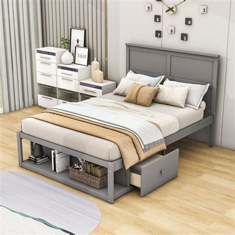 Red Barrel Studio® Full Double Storage Platform Bed Wayfair