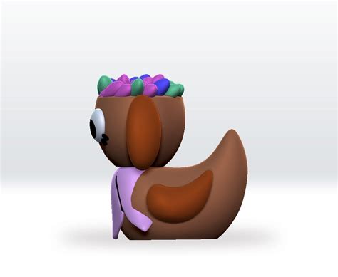 🦆 Bassie Duck Stl 3d Model Dandys World 3d Model Character Fanart・ Stl