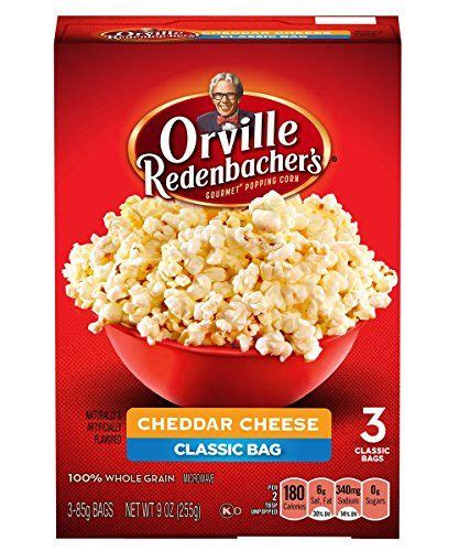 Orville Redenbachers Cheddar Cheese Microwave Popcorn 9 Ounce Boxes