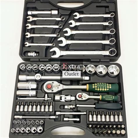 Taiwan Force 4821 Toolbox Set 82pcs Socket Set Wrench Set Ratchet